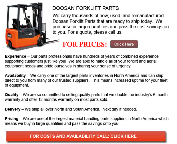 Doosan Equipment Parts