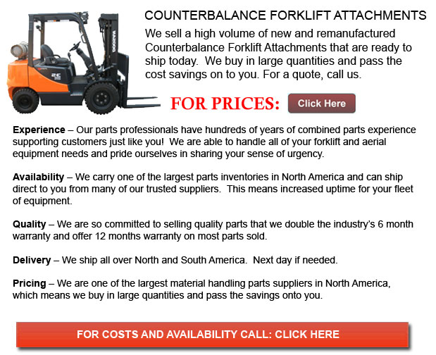 Counterbalance Forklift Attachments